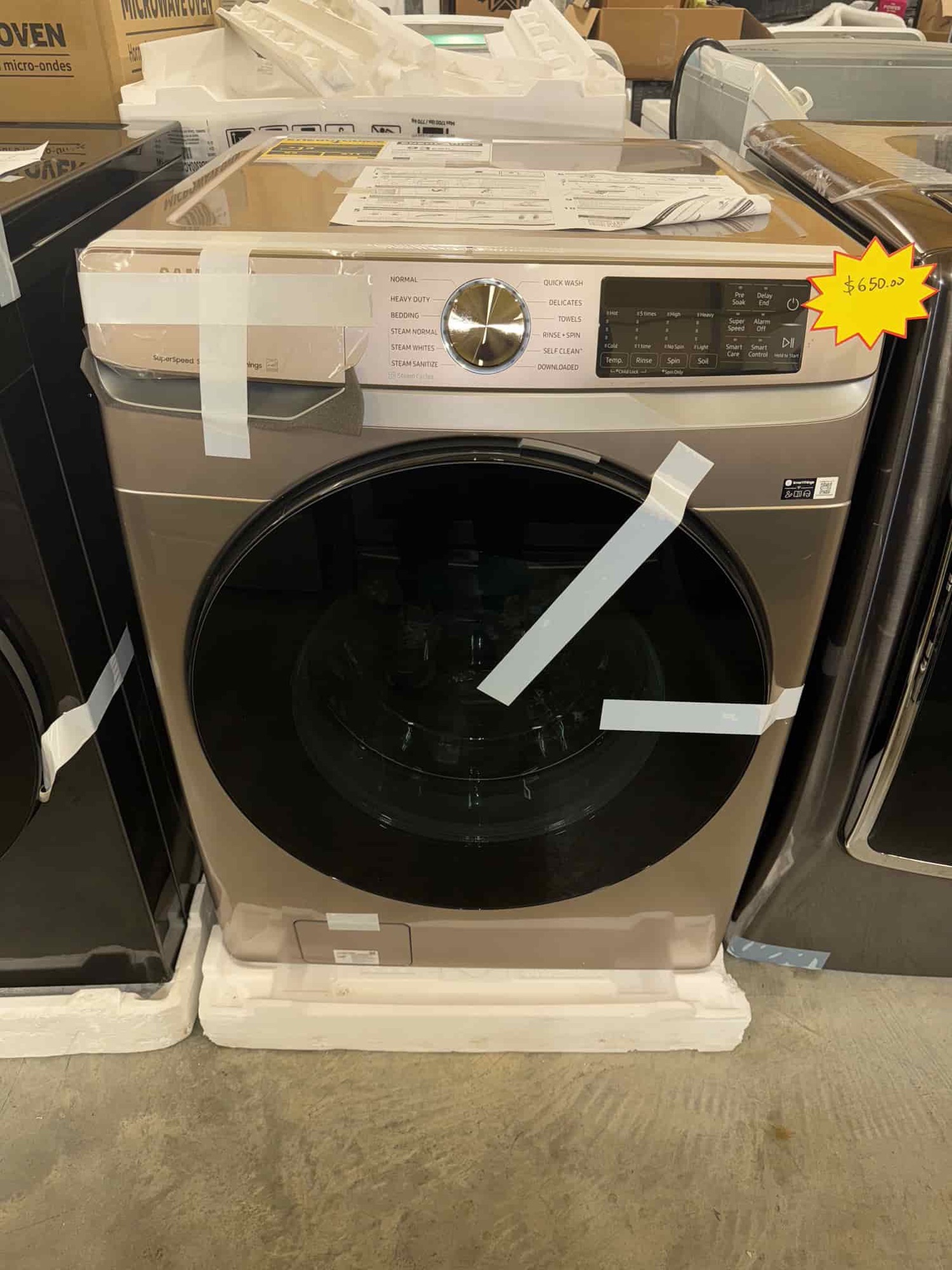Samsung | WF45B6300AC | 4.5 cu. ft. Large Capacity Smart Front Load ...