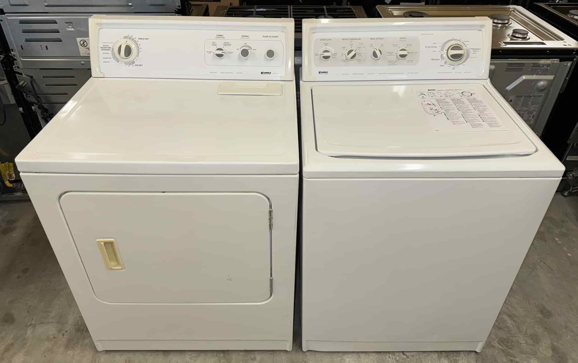 Kenmore 3.5 cu. ft. Top Load Washer & 7.2 cu. ft. Dryer Heavy Duty ...