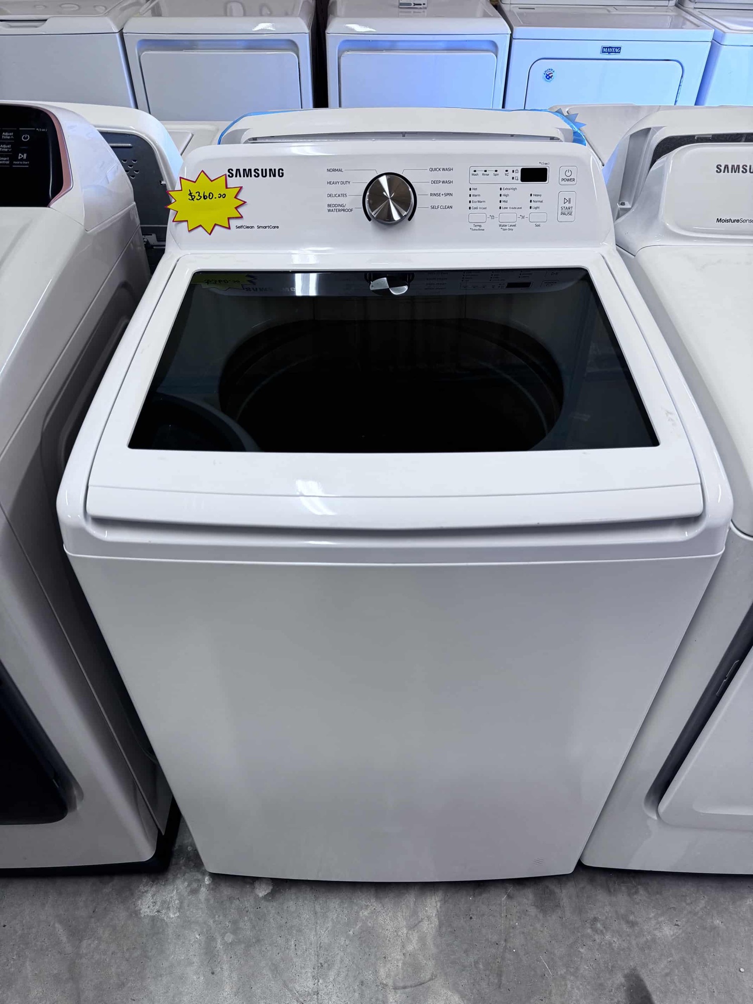 Samsunsg 4.5 cu. ft. HE Top Load Washer - Texas North Appliances