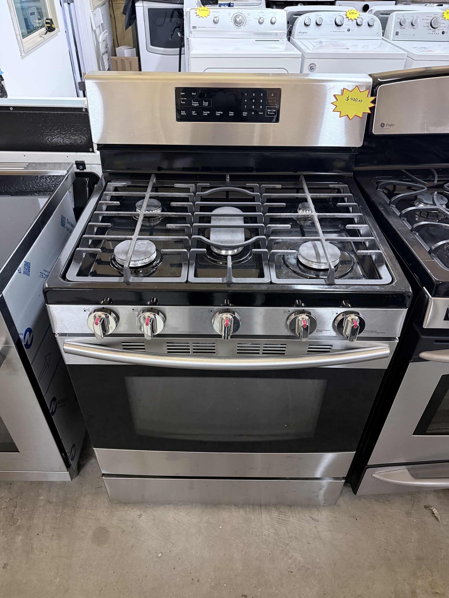 Samsung 5 cu. ft. Range 5 Burner in Gas - Stainless Steel - Texas North ...